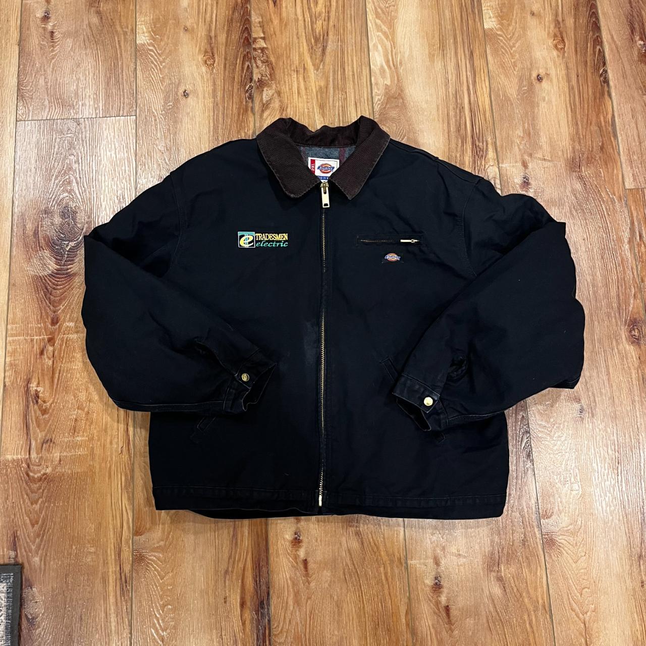 Vintage Dickies Detroit Style Jacket Size: 2XL Fits... | Depop