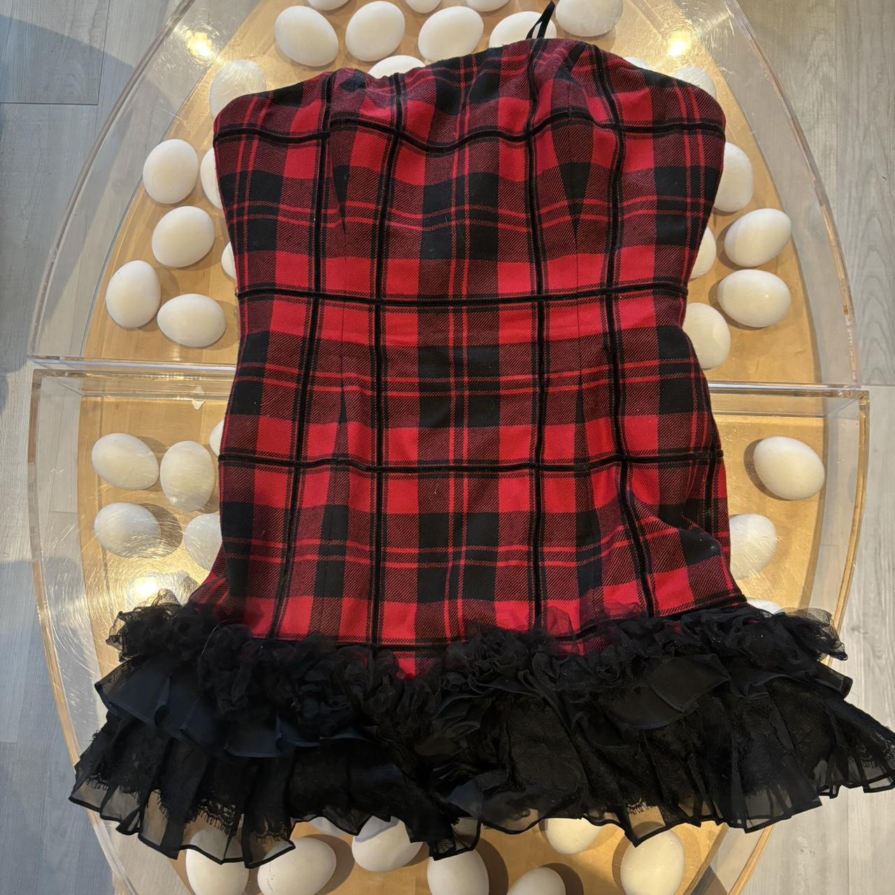 Toi House insane plaid tutu dress!!!💕 I’ve only worn... - Depop