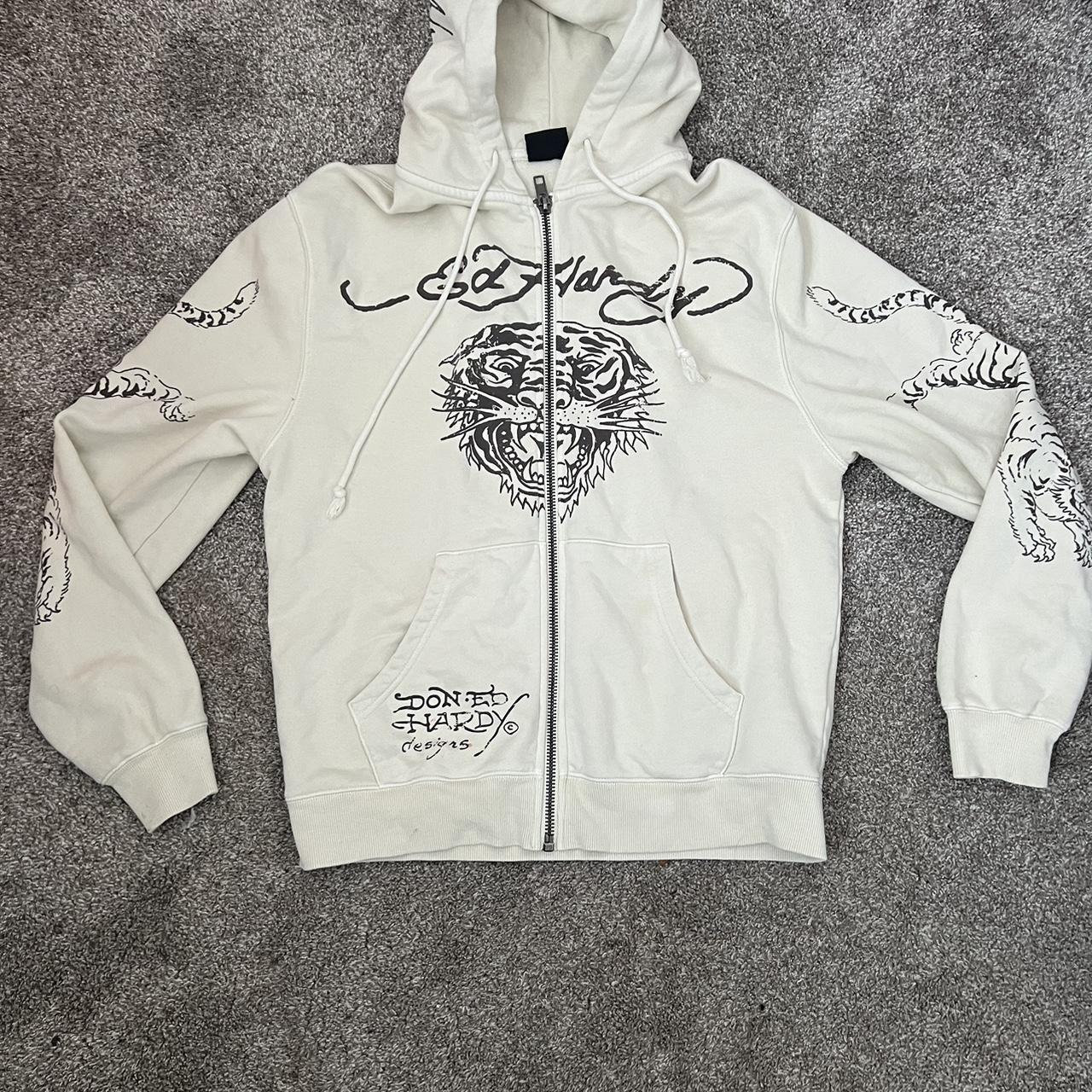 Ed hardy hoodie - Depop Ed hardy hoodie - Depop