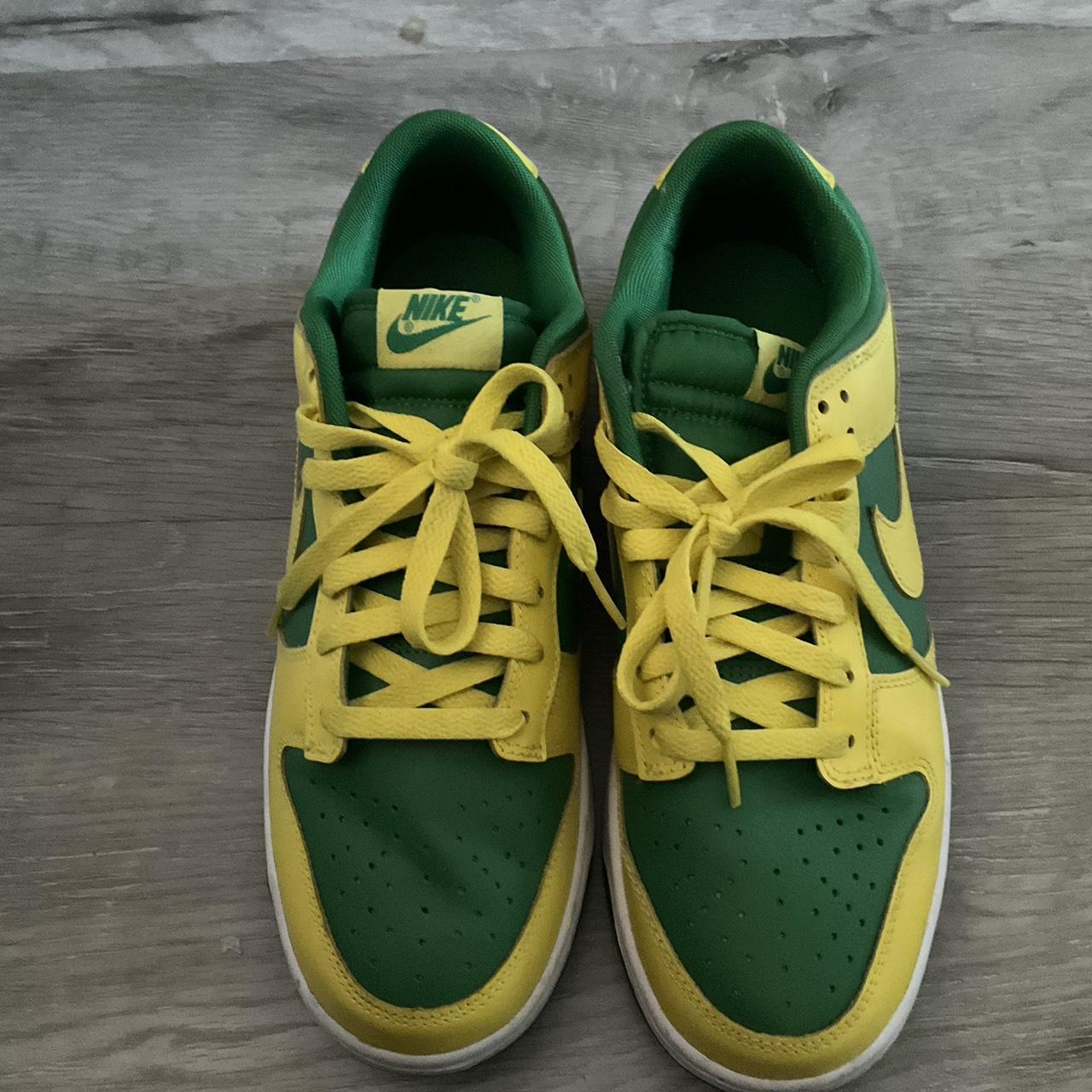 brazil reversed dunks no box size 9 - Depop