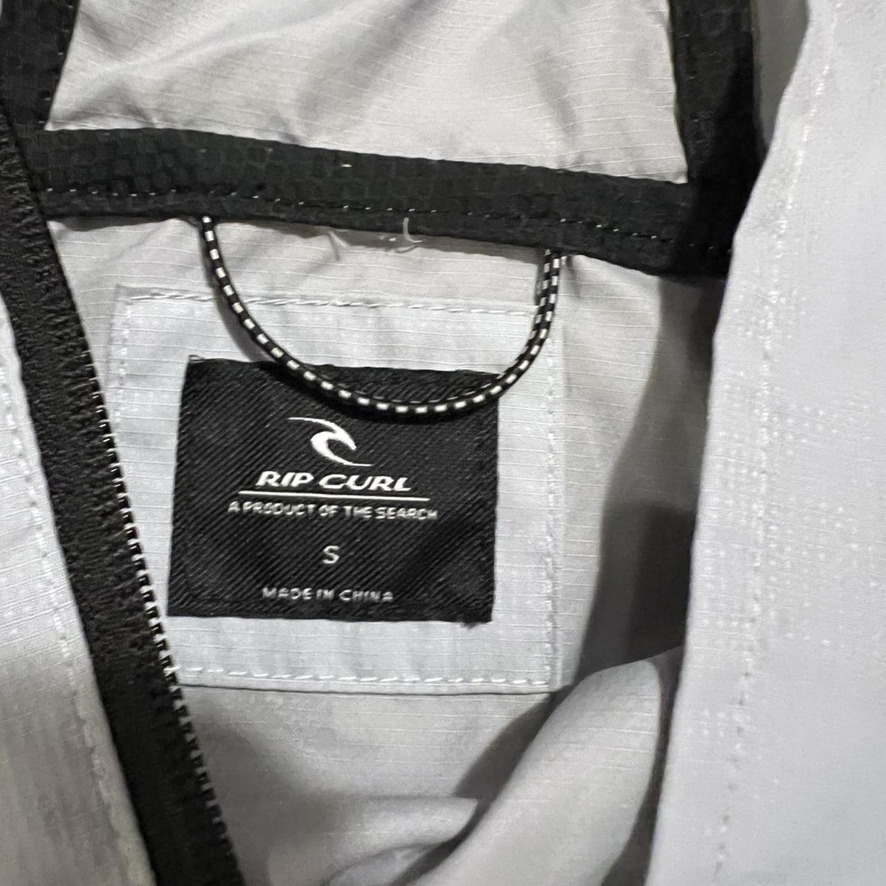 Rip Curl Men's Blue and Grey Jacket | Depop