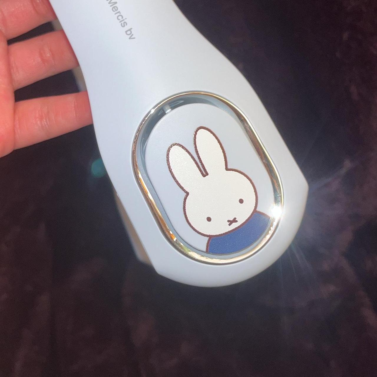 Miffy portable neck fan with charger. Used only a... - Depop