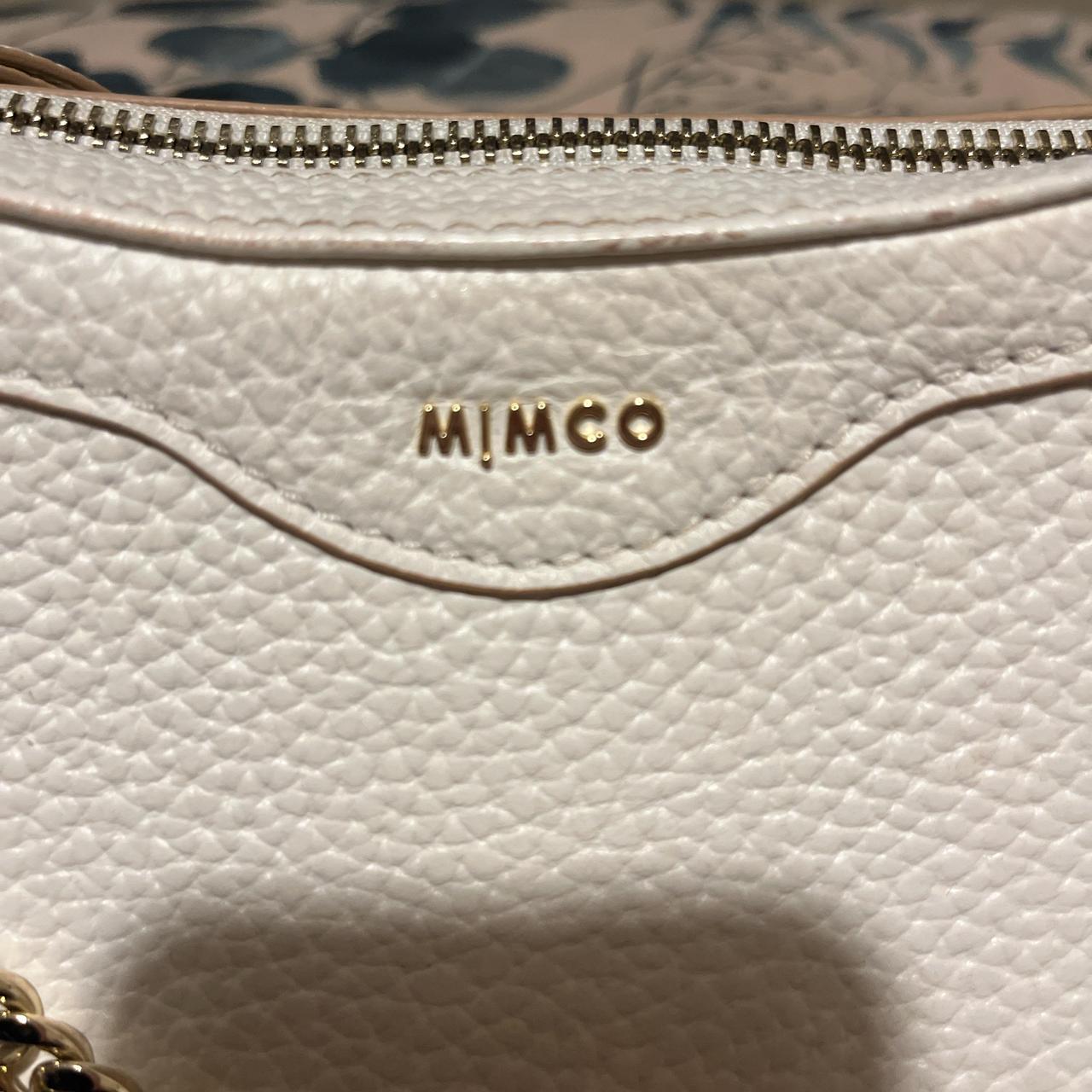 Mimco white shoulder bag with attachable strap... - Depop