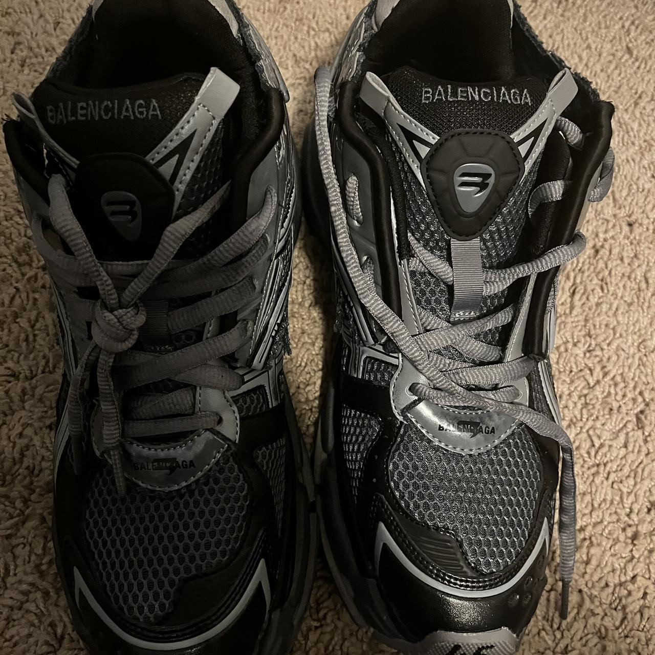 bb runners grey/black size 11.5 dm me, do not buy... - Depop