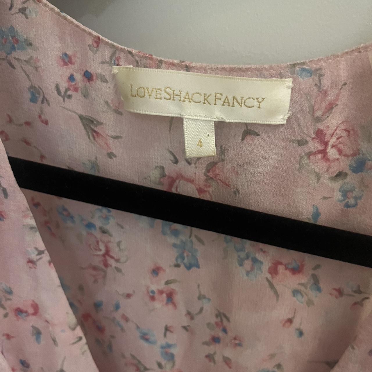 Gorgeous silk floral print loveshackfancy dress,... - Depop