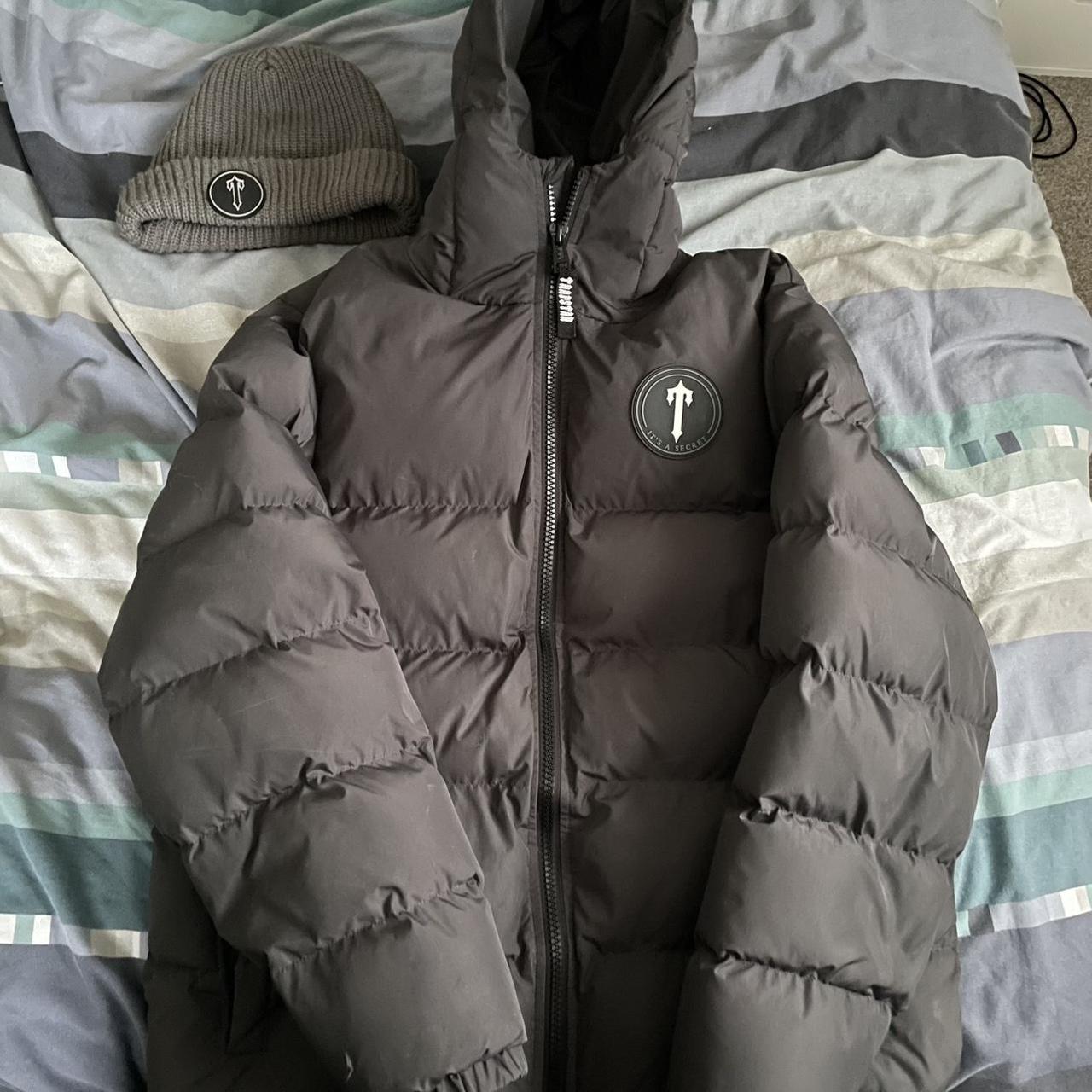 Trapstar Men's Grey Coat | Depop