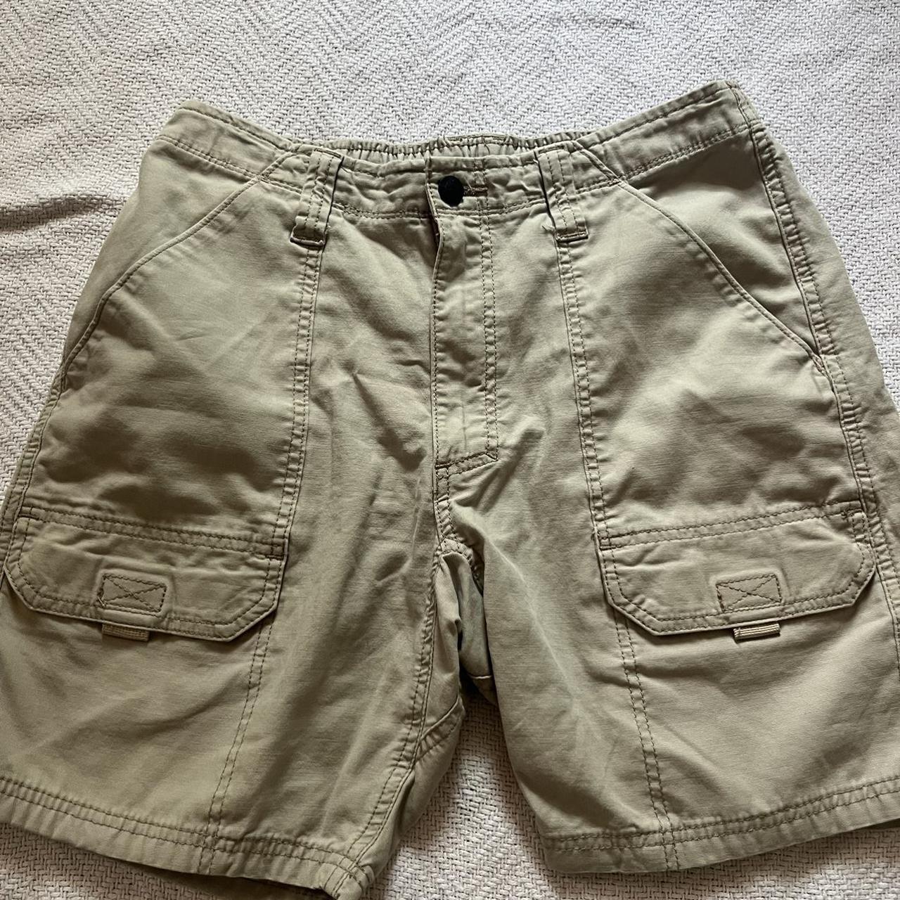 Tan Cargo Shorts - Depop