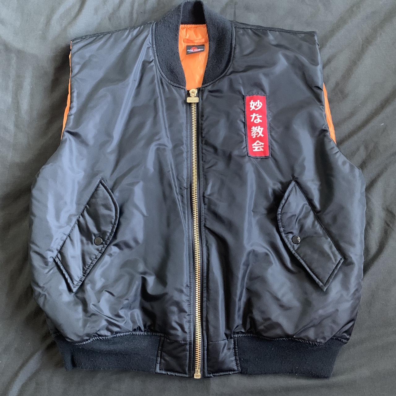 Custom punk bomber jacket - sleeveless... - Depop