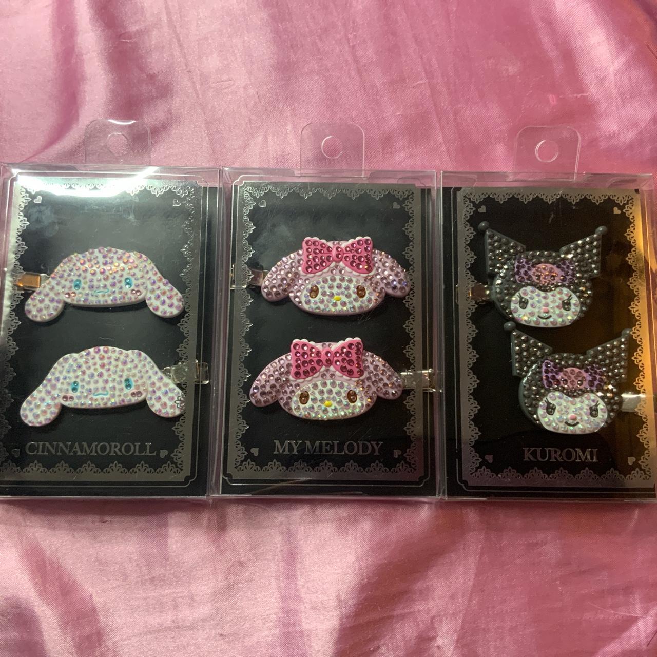 Cute bedazzled Sanrio character hair clips 💖 Sold... - Depop