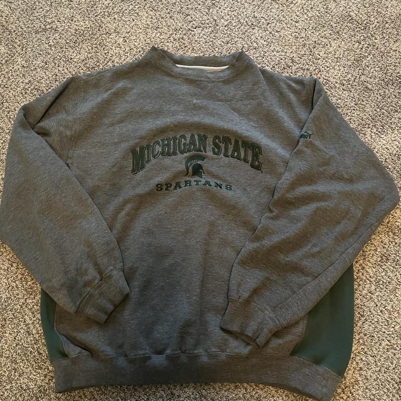 Puma Michigan State crewneck XXL - Depop