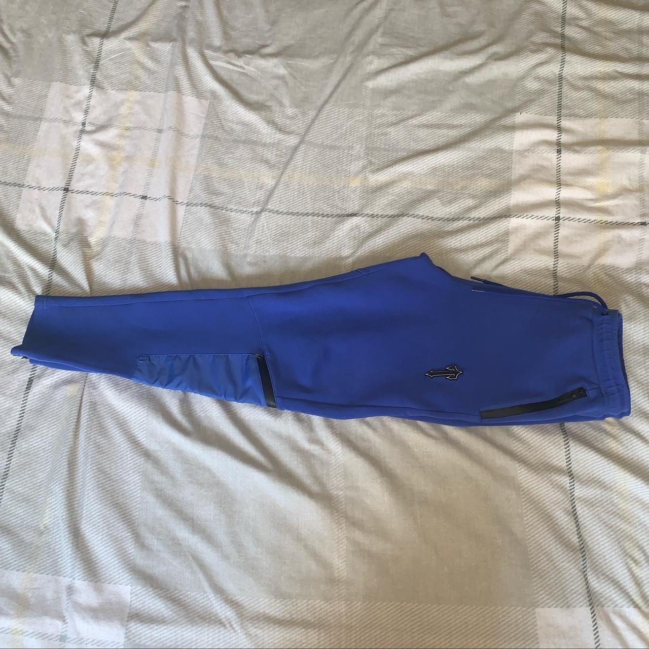 Blue trap star tech fleece full tracksuit in... - Depop