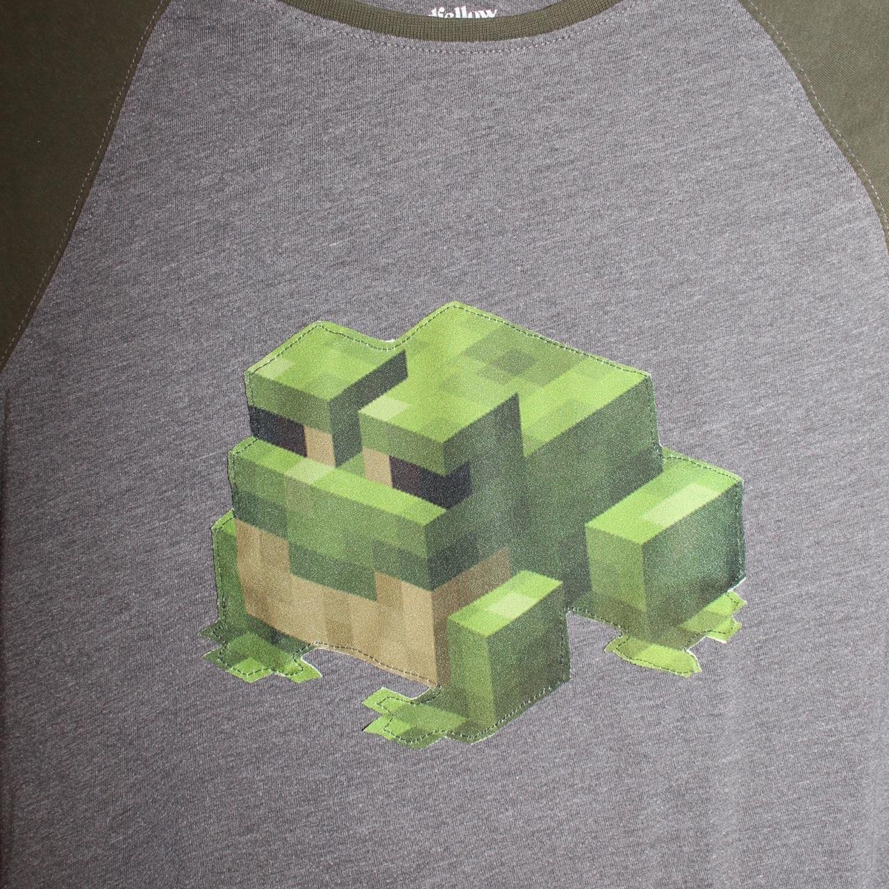 Minecraft Frog Patch Longsleeve - handmade + machine... - Depop