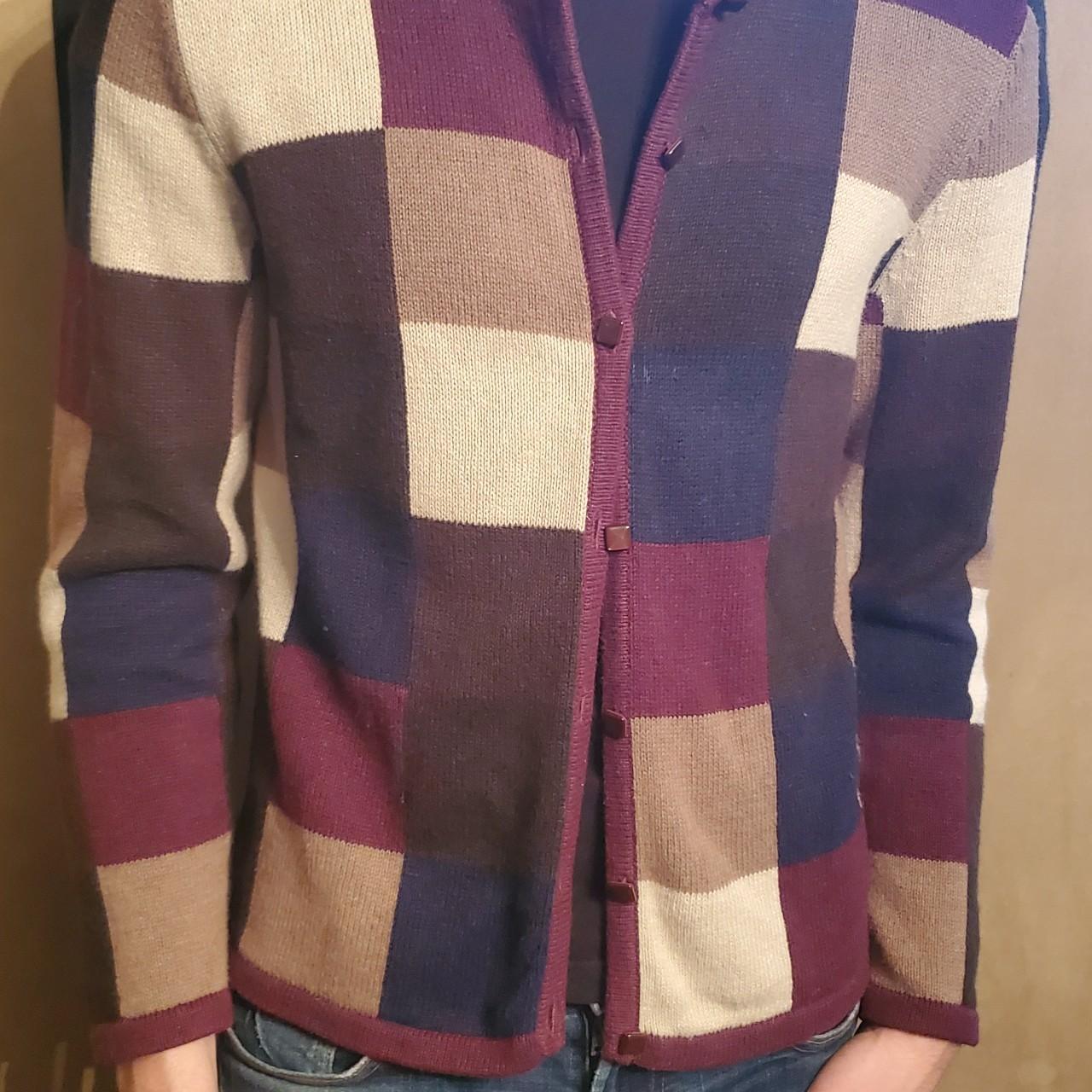 "Christopher & Banks" multi colored checkered board... - Depop