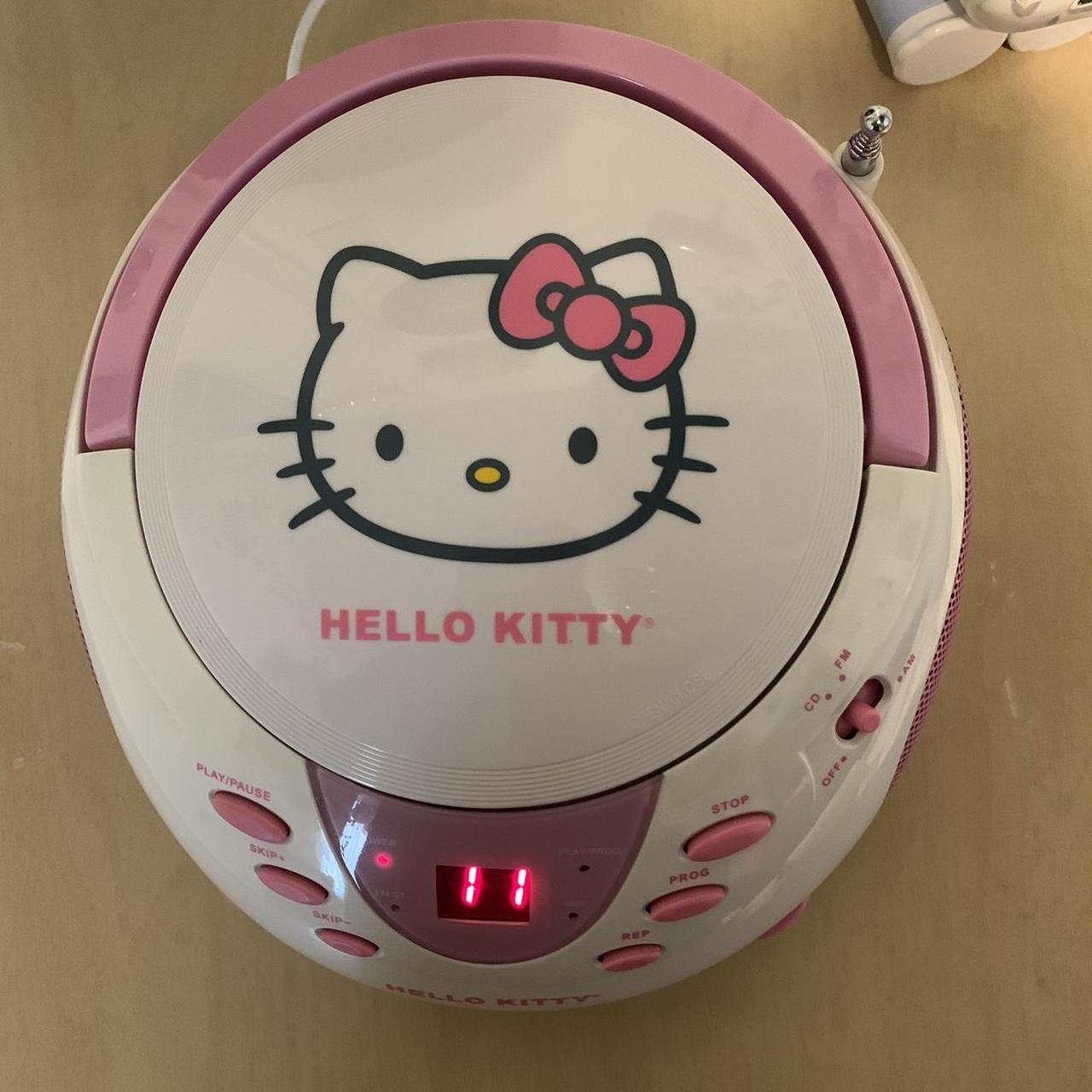 hello kitty cd player ! ★彡 works perfectly ! ★彡... - Depop