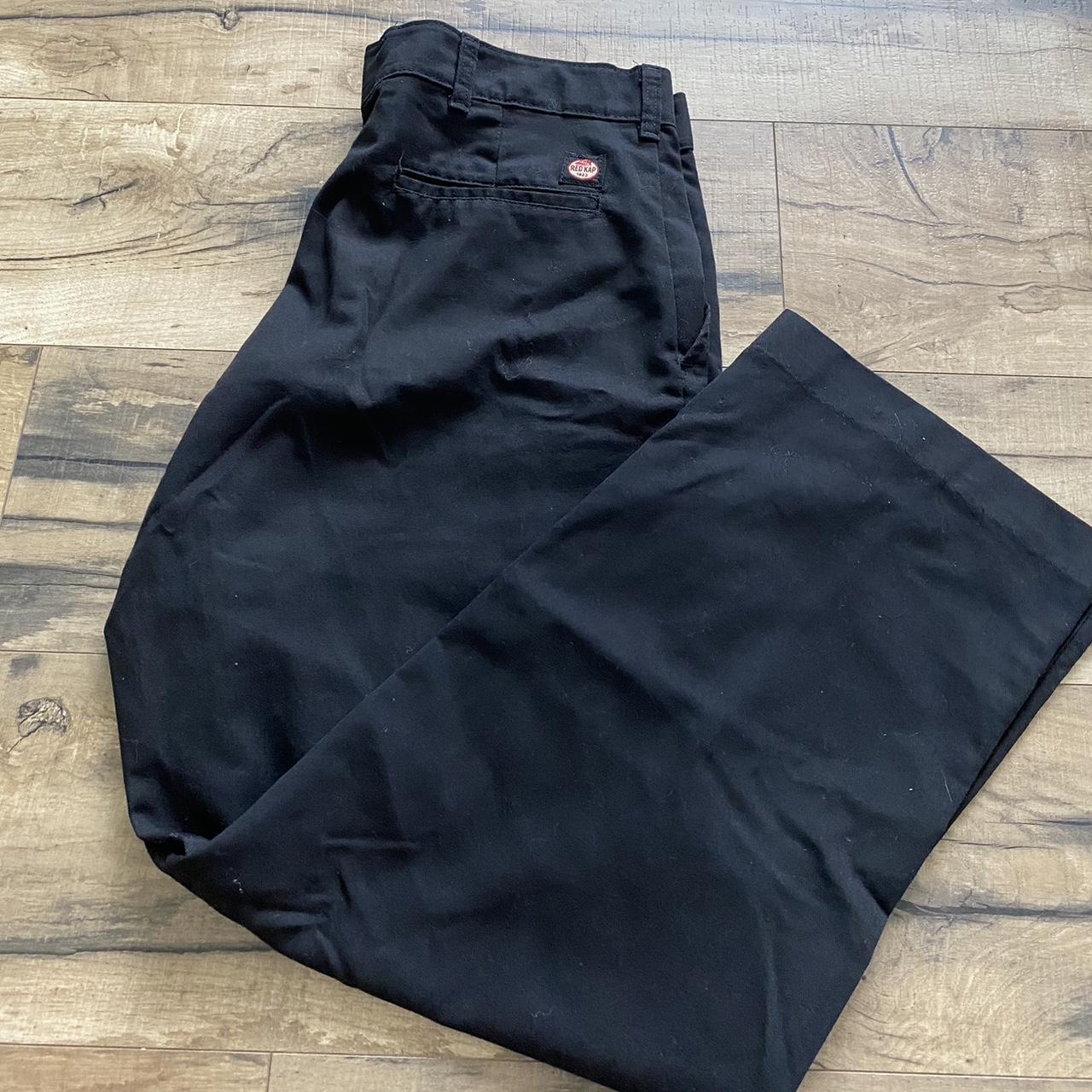 Red Kap Men's Black Trousers | Depop