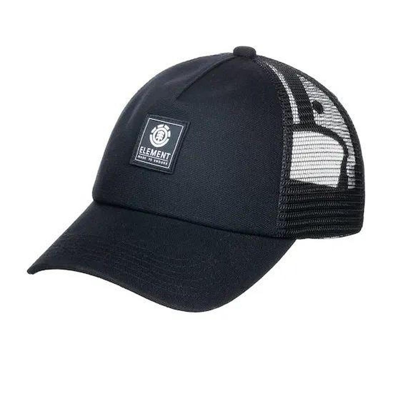 ELEMENT MENS TRUCKER CAP.NEW ICON MESH BLACK CURVED... - Depop