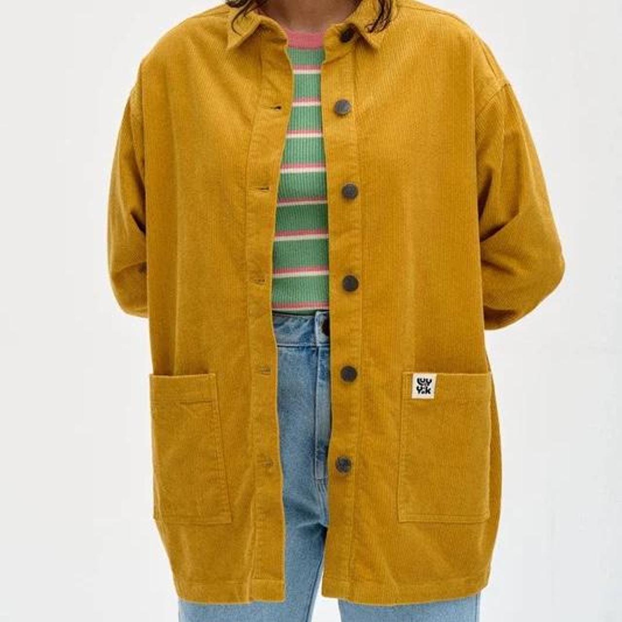 Lucy and Yak Women's Yellow Jacket | Depop