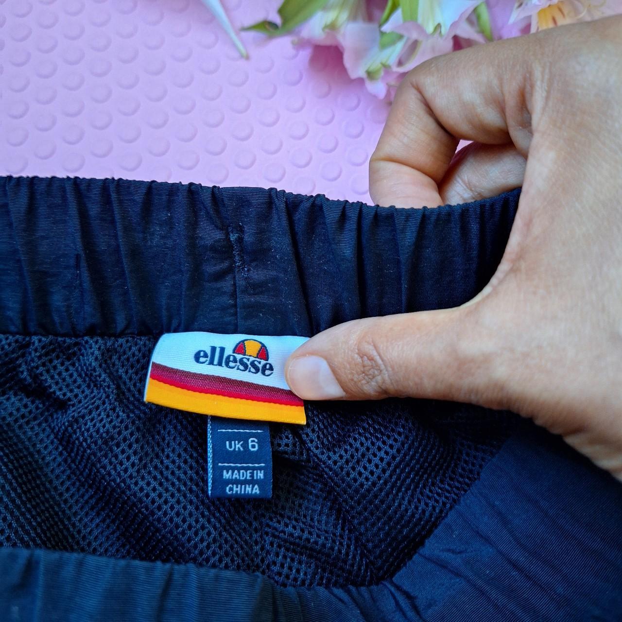 Ellesse Women's Black Shell Tracksuit Parachute... - Depop