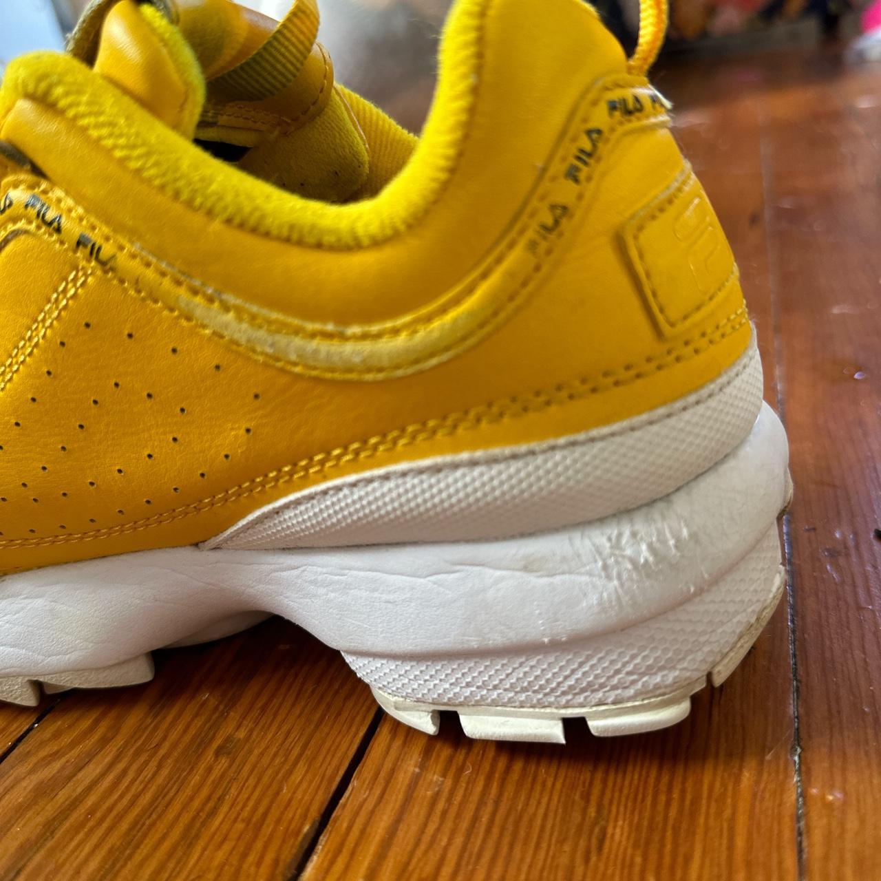 FILA yellow Disruptor ll Premium Repeat. Super cute... - Depop