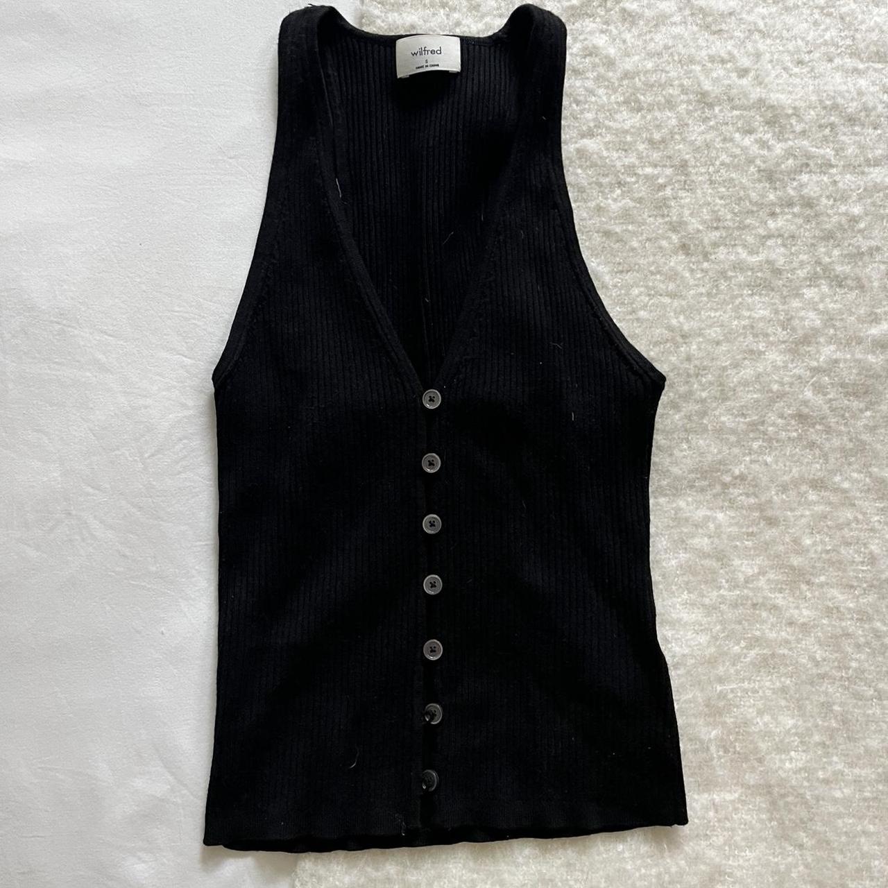 aritzia wilfred affinity top - cutest halter tank... - Depop