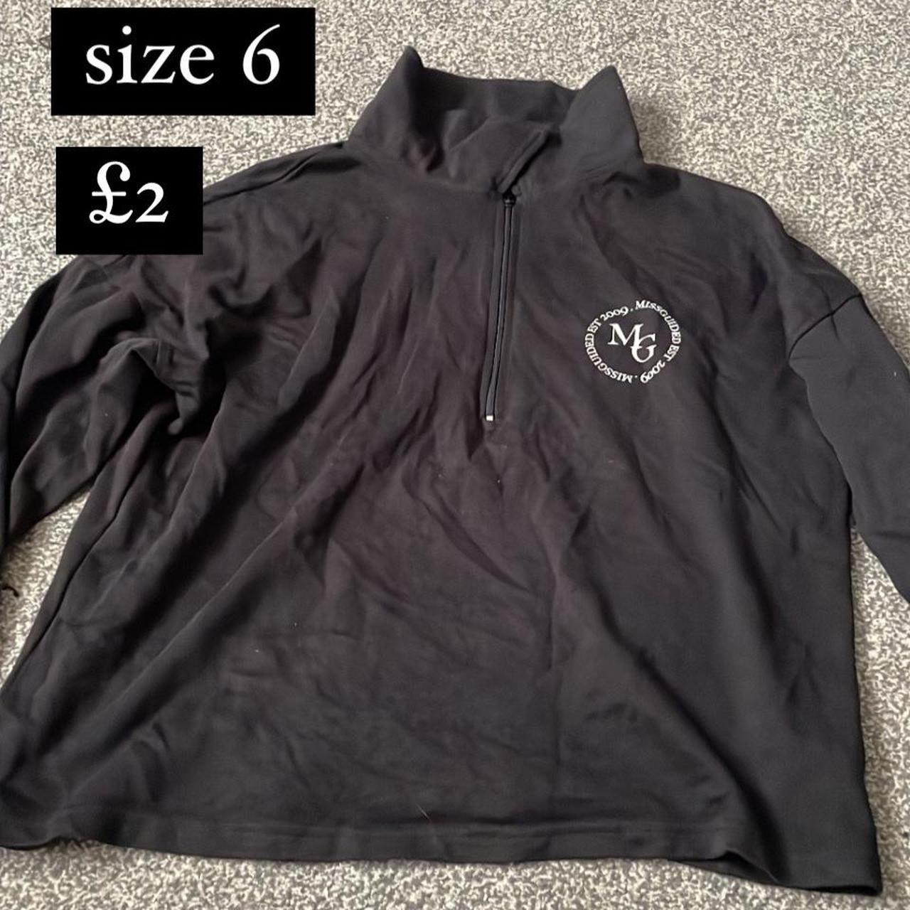oversized half zip jumper - Depop