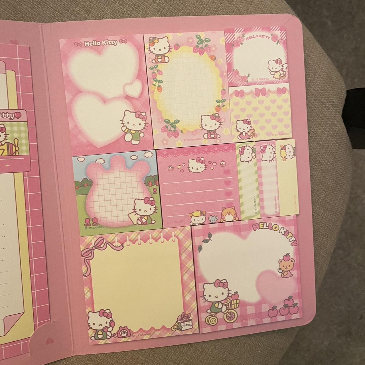 Hello Kitty Sticky Memo Book. Comes with all... - Depop