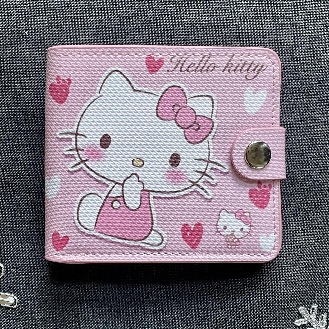 Pink Sanrio Hearts Hello Kitty Flip Wallet. The... - Depop