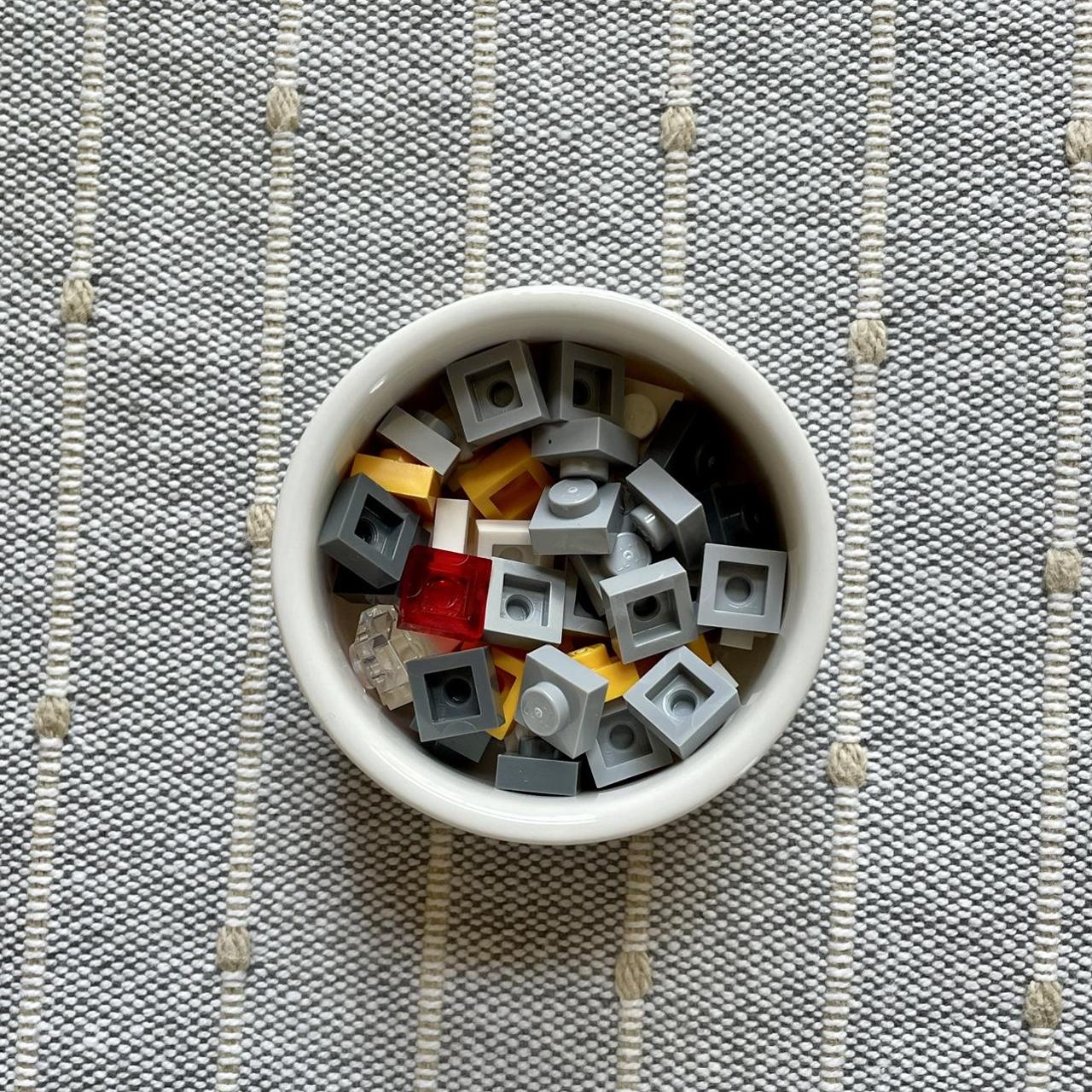 Comes with 45 authentic Lego 1x1 plates and a 2 inch... - Depop