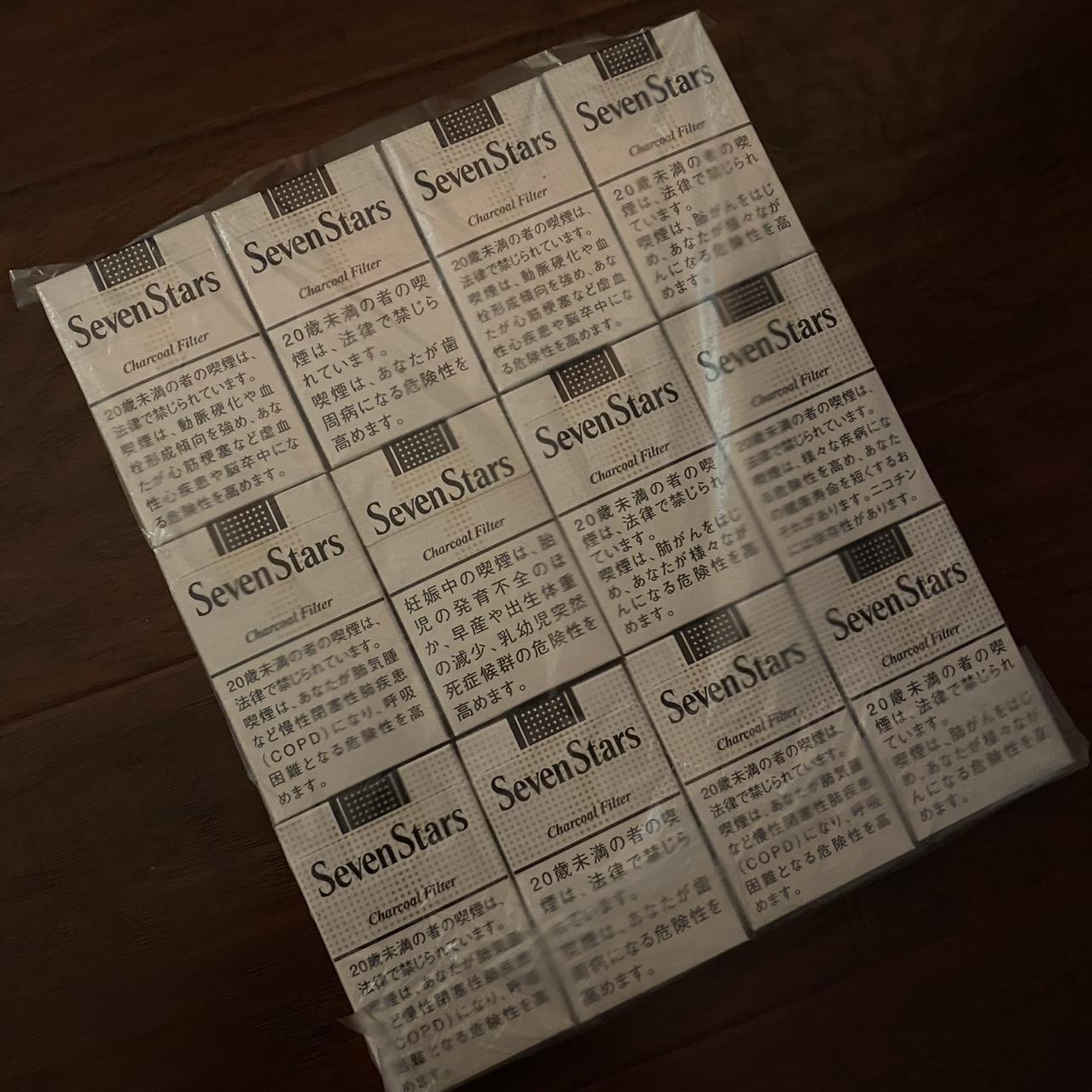 seven stars japanese box (no cigs) this is for... - Depop