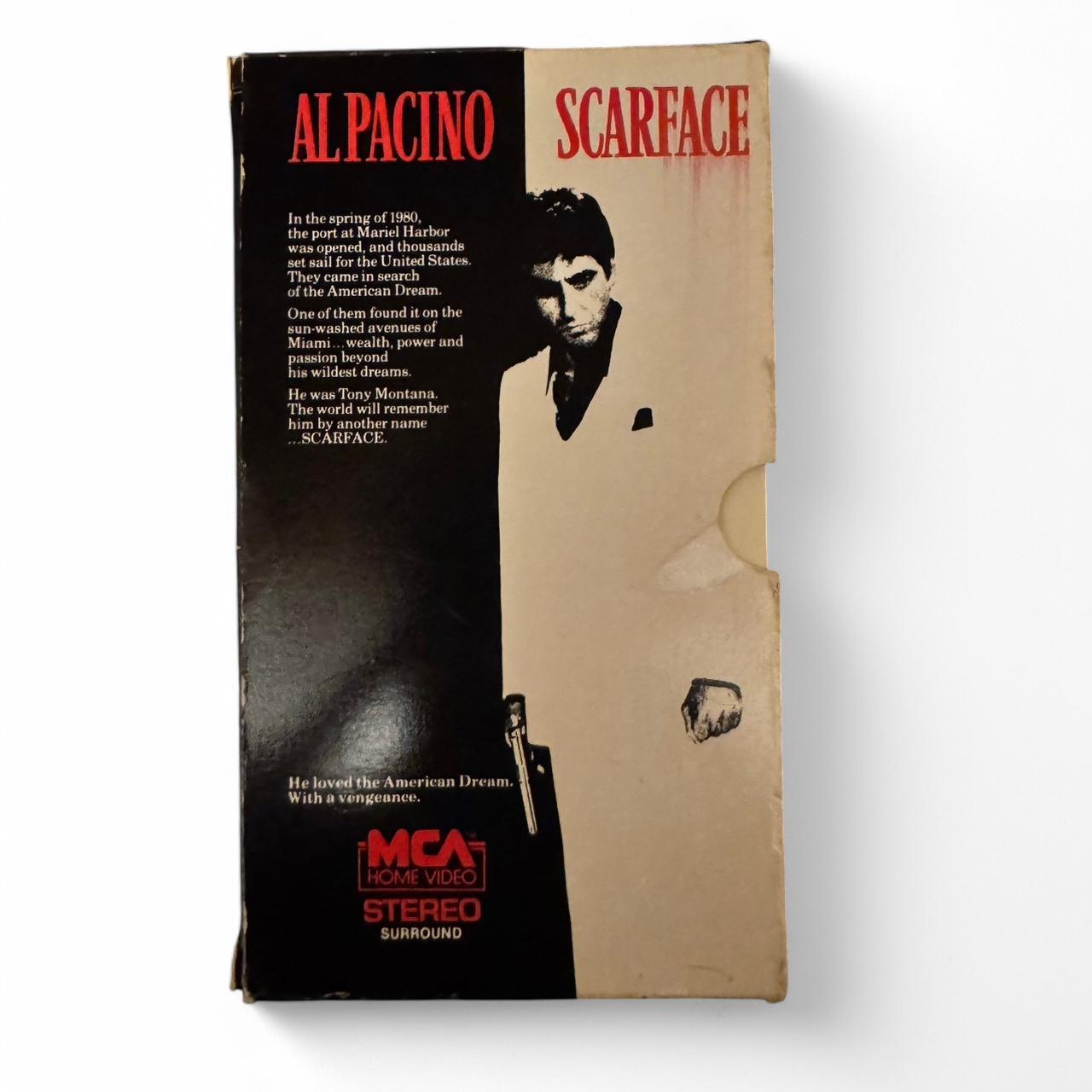 Scarface VHS 1983, 1990 Release 2 Tape Set Al Pacino... | Depop