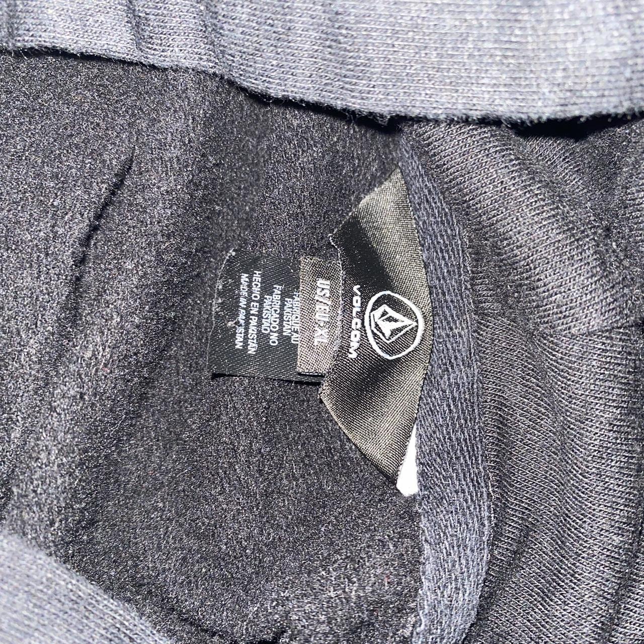 Double label black volcom hoodie Size: XL (runs... - Depop