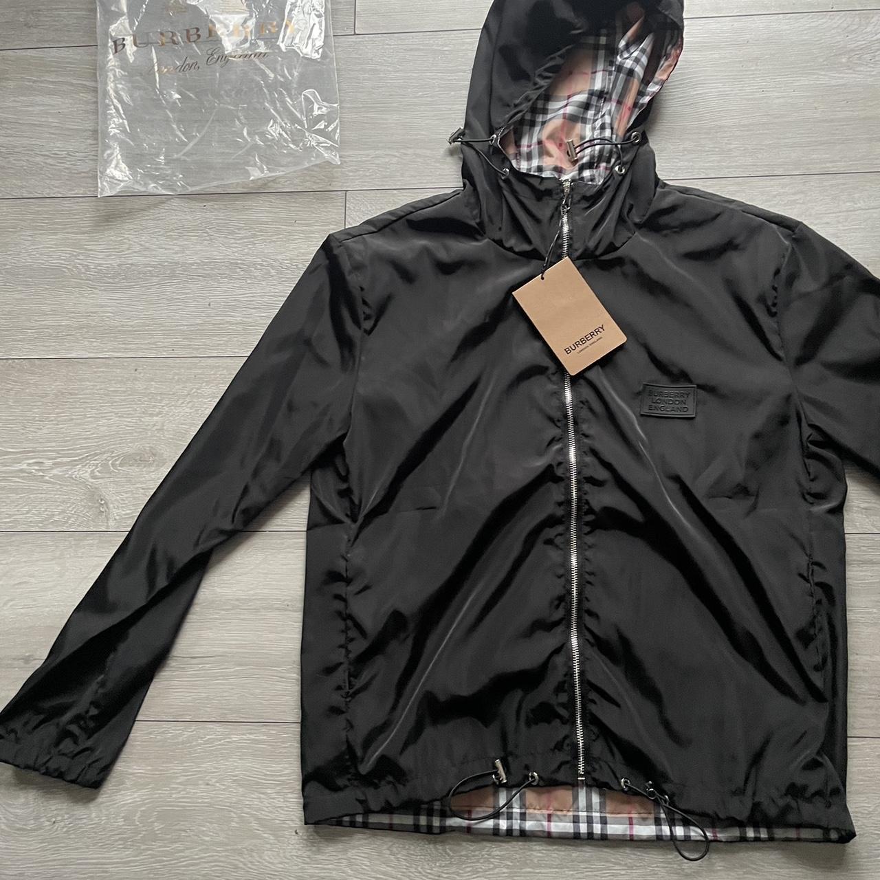 Burberry reversible windbreaker Medium Brand new... - Depop