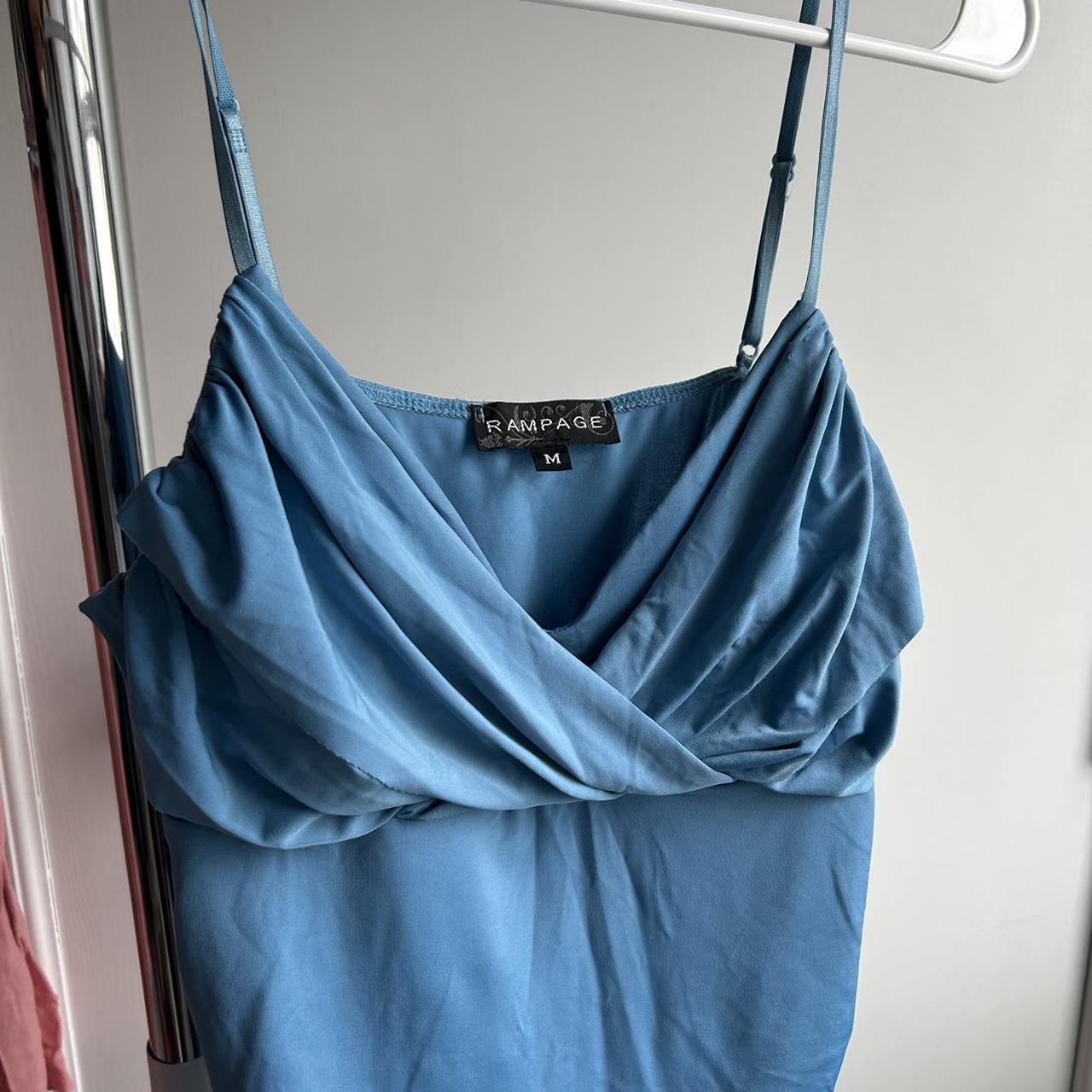 Rampage blue dress Pretty short but sooooo cute and... - Depop