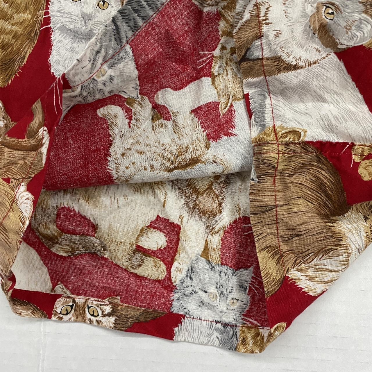 Vintage Charles Goodnight cat print boxers Size... - Depop