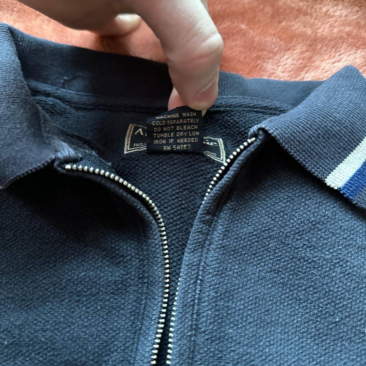 90s Abercrombie & Fitch Quarter Zip Shirt YKK... - Depop