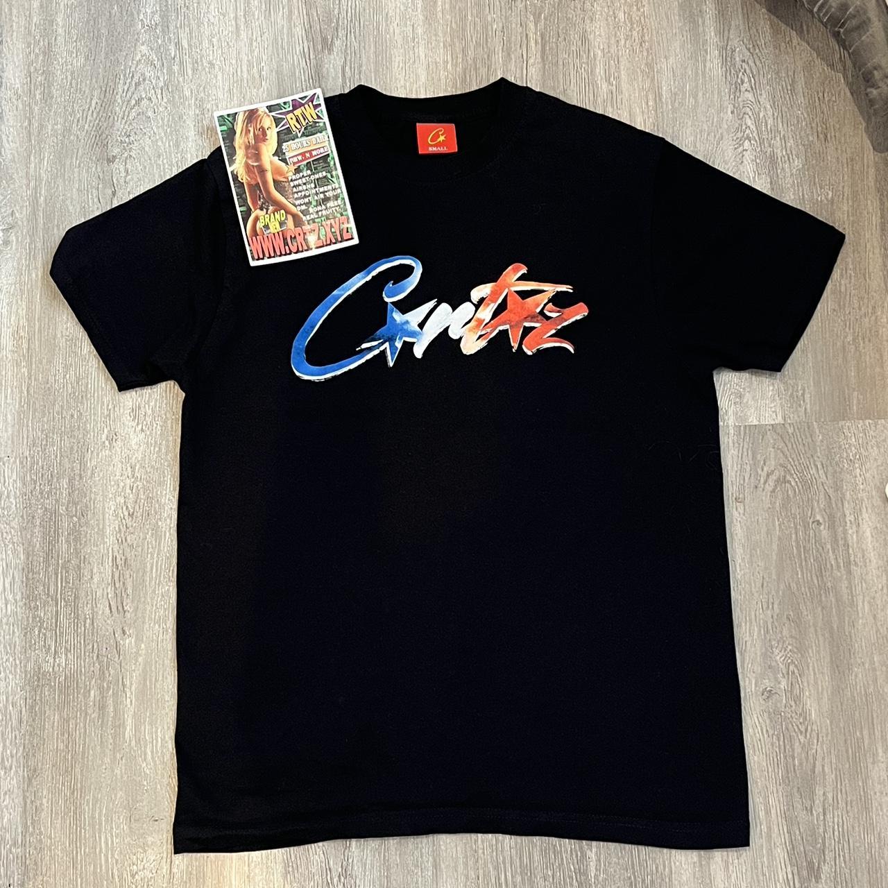 CORTEIZ T SHIRT black paris edition, size... - Depop