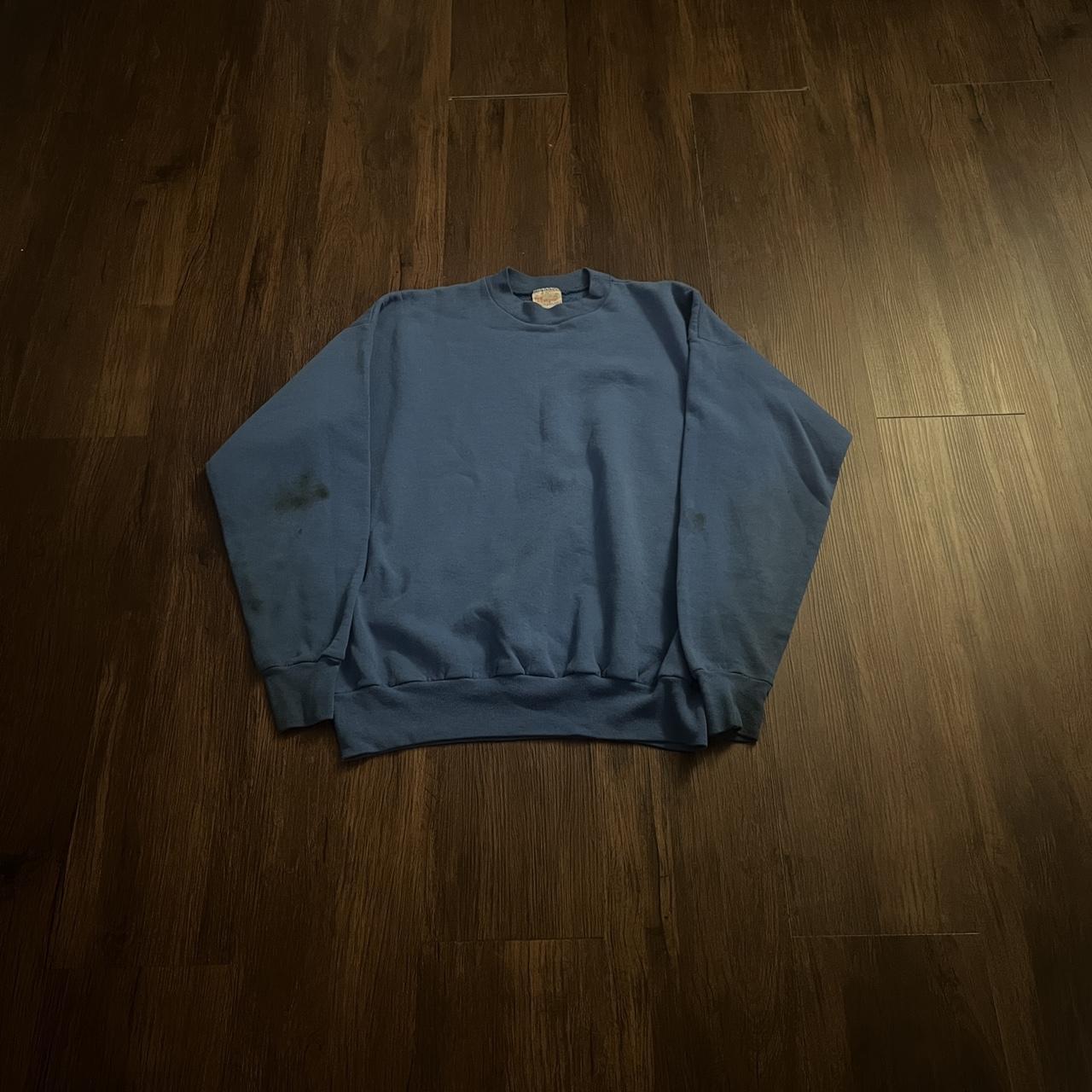 vintage Hanes crewneck sweatshirt size L fair... - Depop