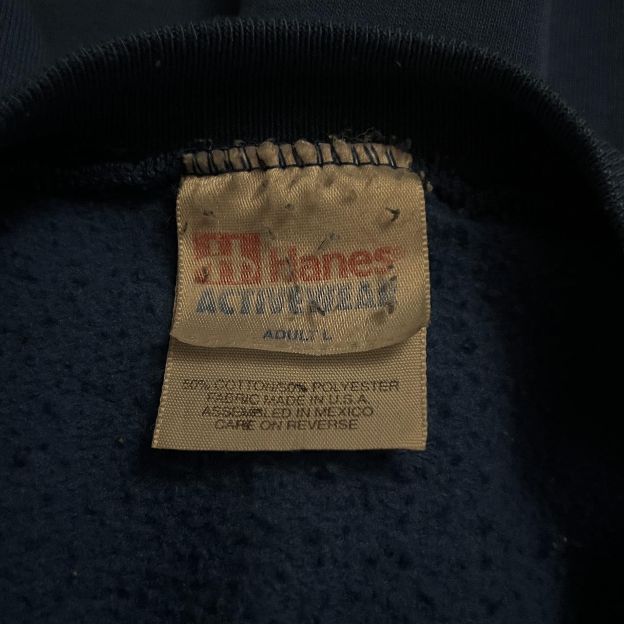 vintage Hanes crewneck sweatshirt size L fair... - Depop