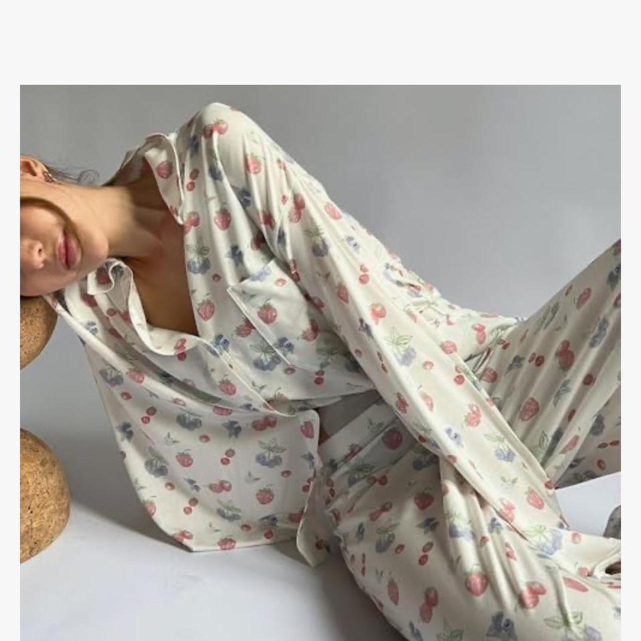 Matilda Djerf Dupe Pj Set Berries Pjs Set 🍰🍓 Super Depop