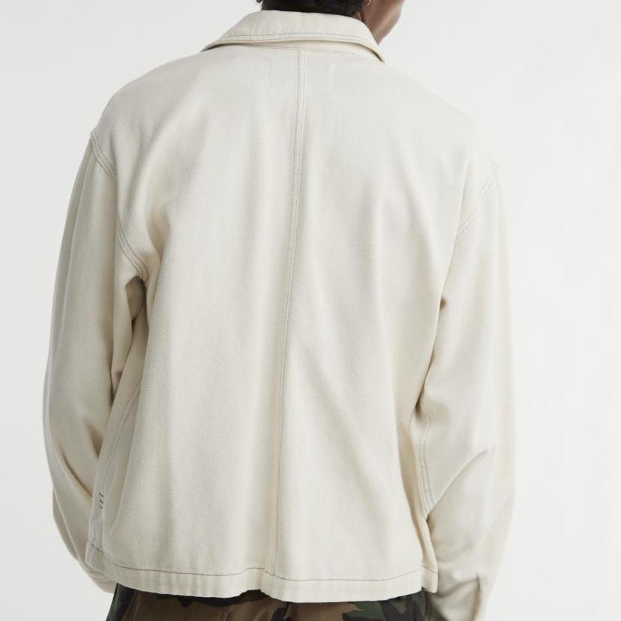 BDG Bristol Twill Work Jacket in Cream from Urban... - Depop