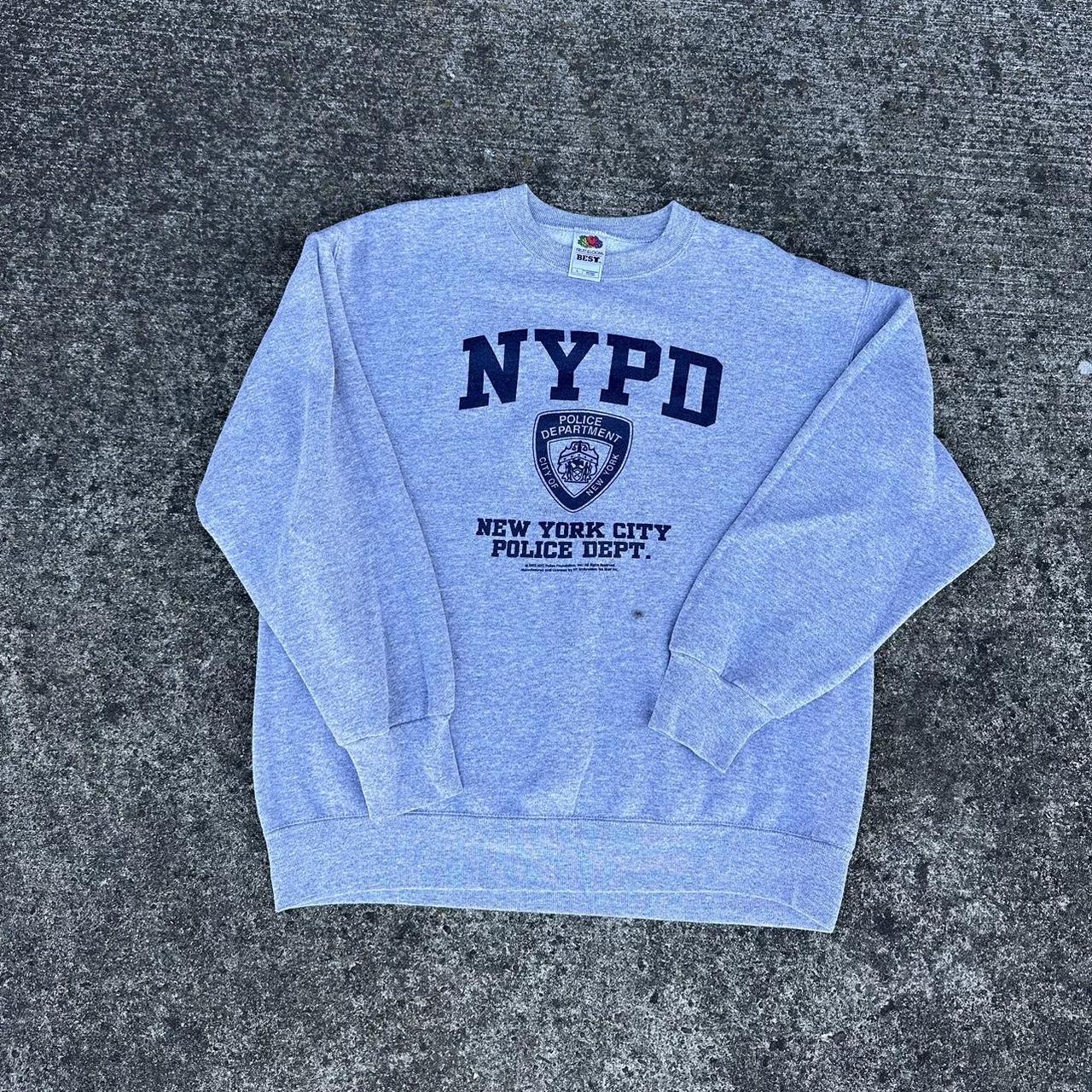 Y2K NYPD official sweat shirt. Size large. Classic... - Depop