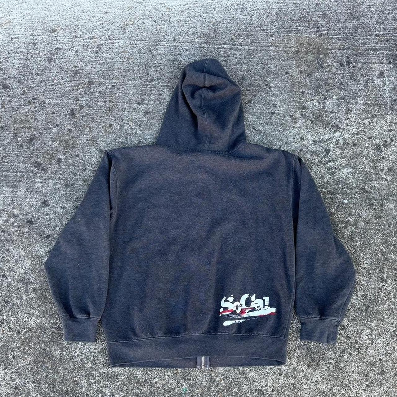 Y2K SoCal Skate Zip-Up Hoodie. Size medium. Great... | Depop