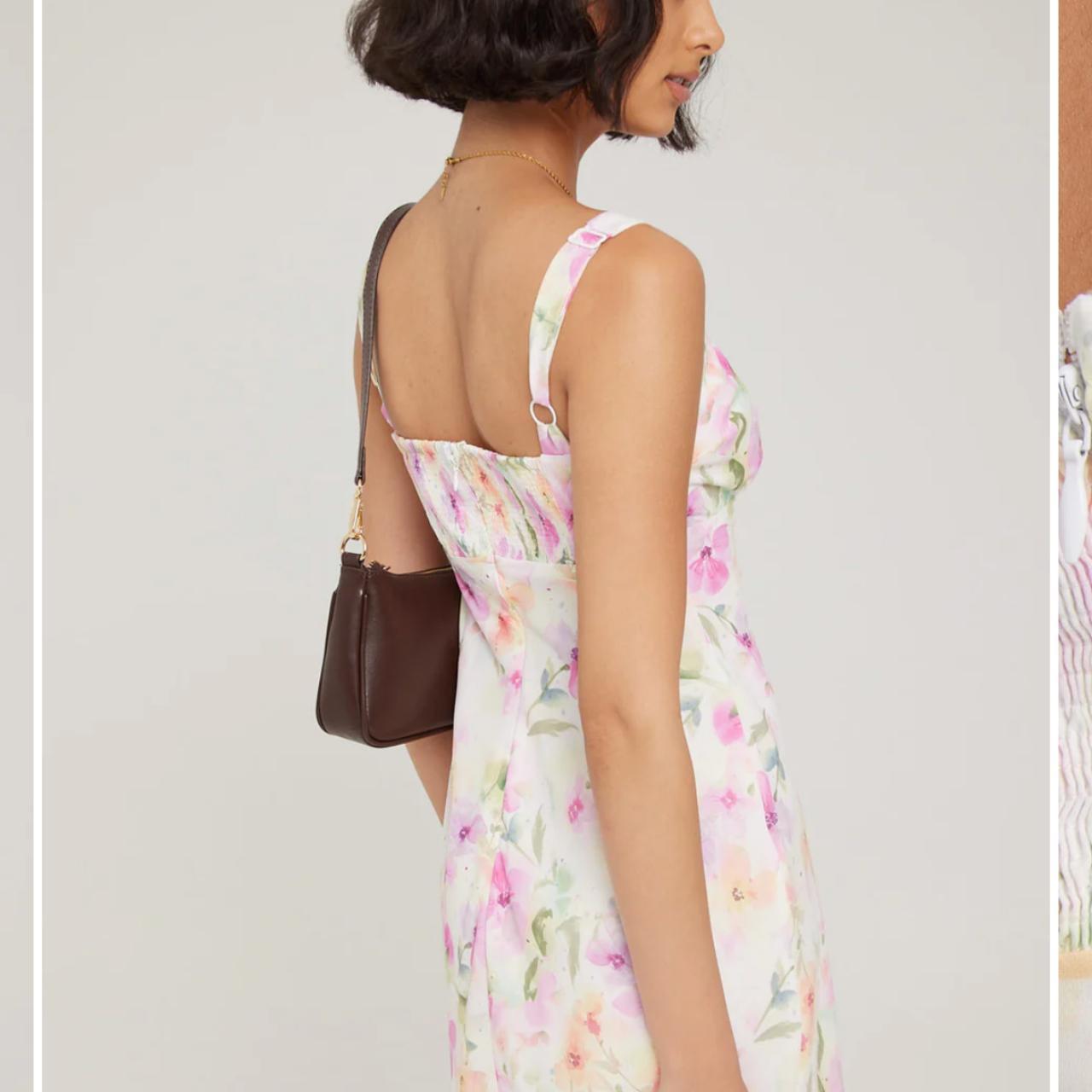 Luck and trouble floral mini dress size small - Depop