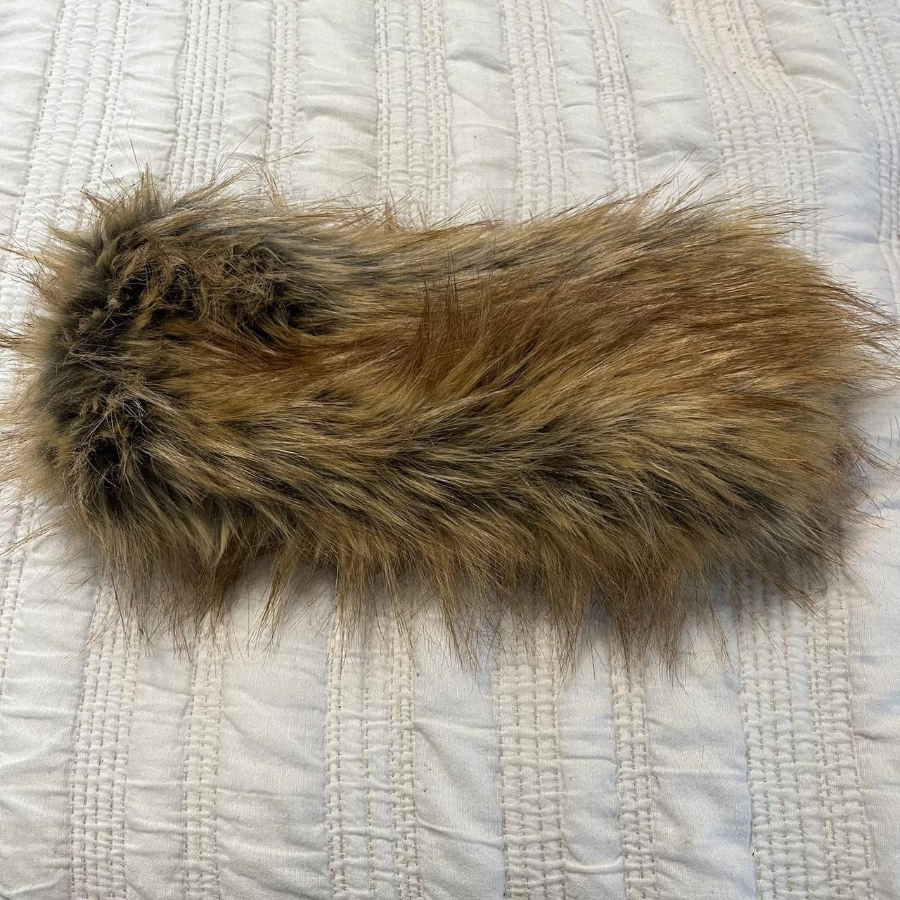 Fur headband from Temu. #Temu - Depop