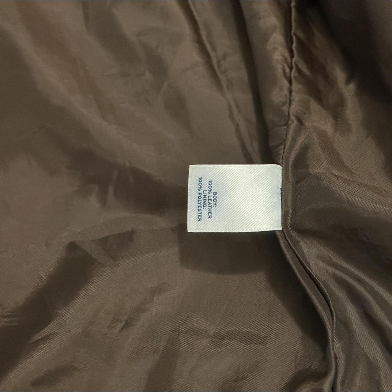 VINTAGE CHOCOLATE BROWN LEATHER JACKET !!! 🤎 SIZE... - Depop