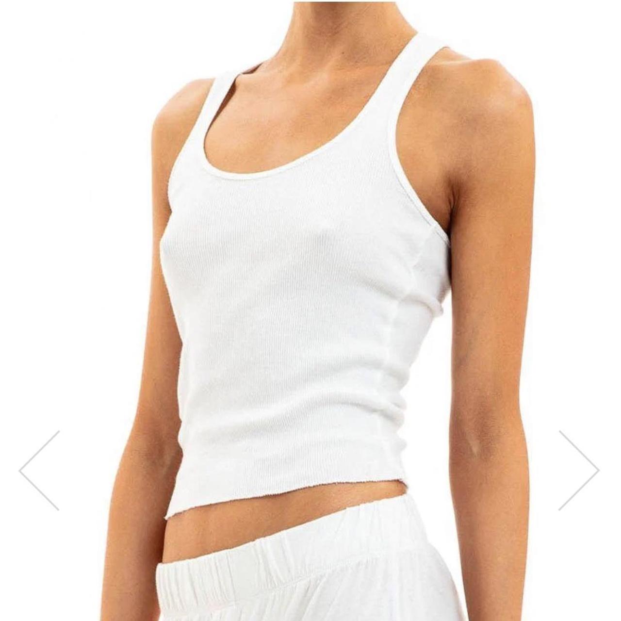 The perfect basic ribbed tank top from Éterne (I am... - Depop