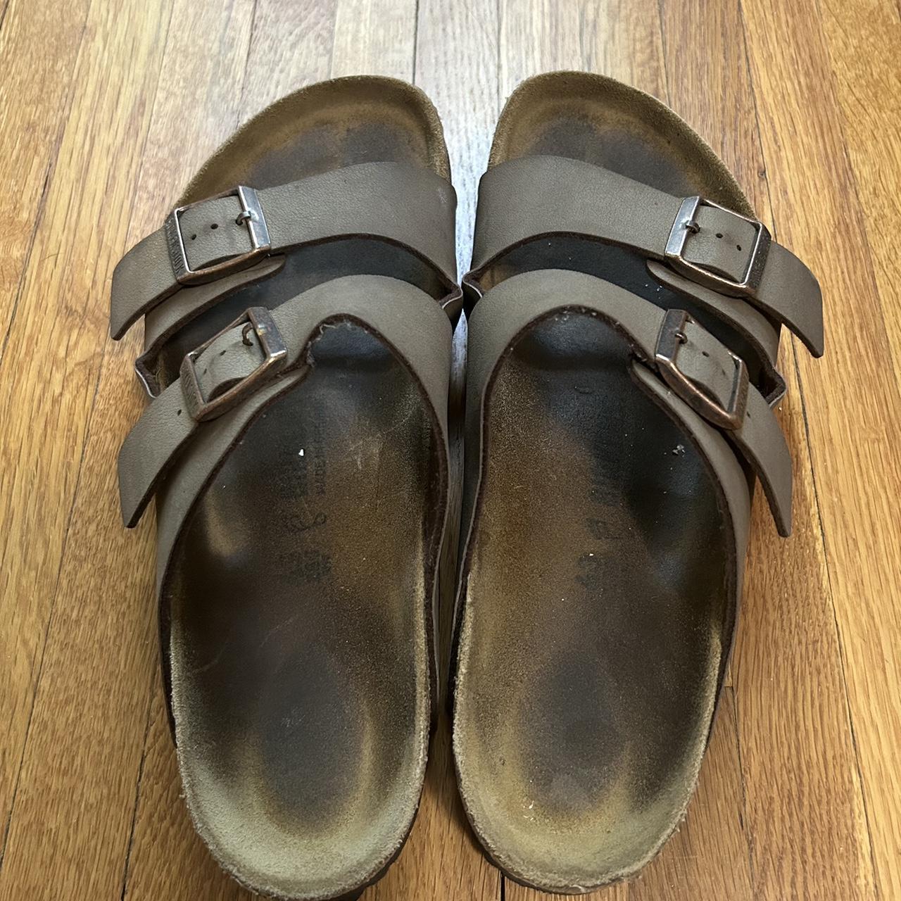 Birkenstock Mens Brown Sandals Depop
