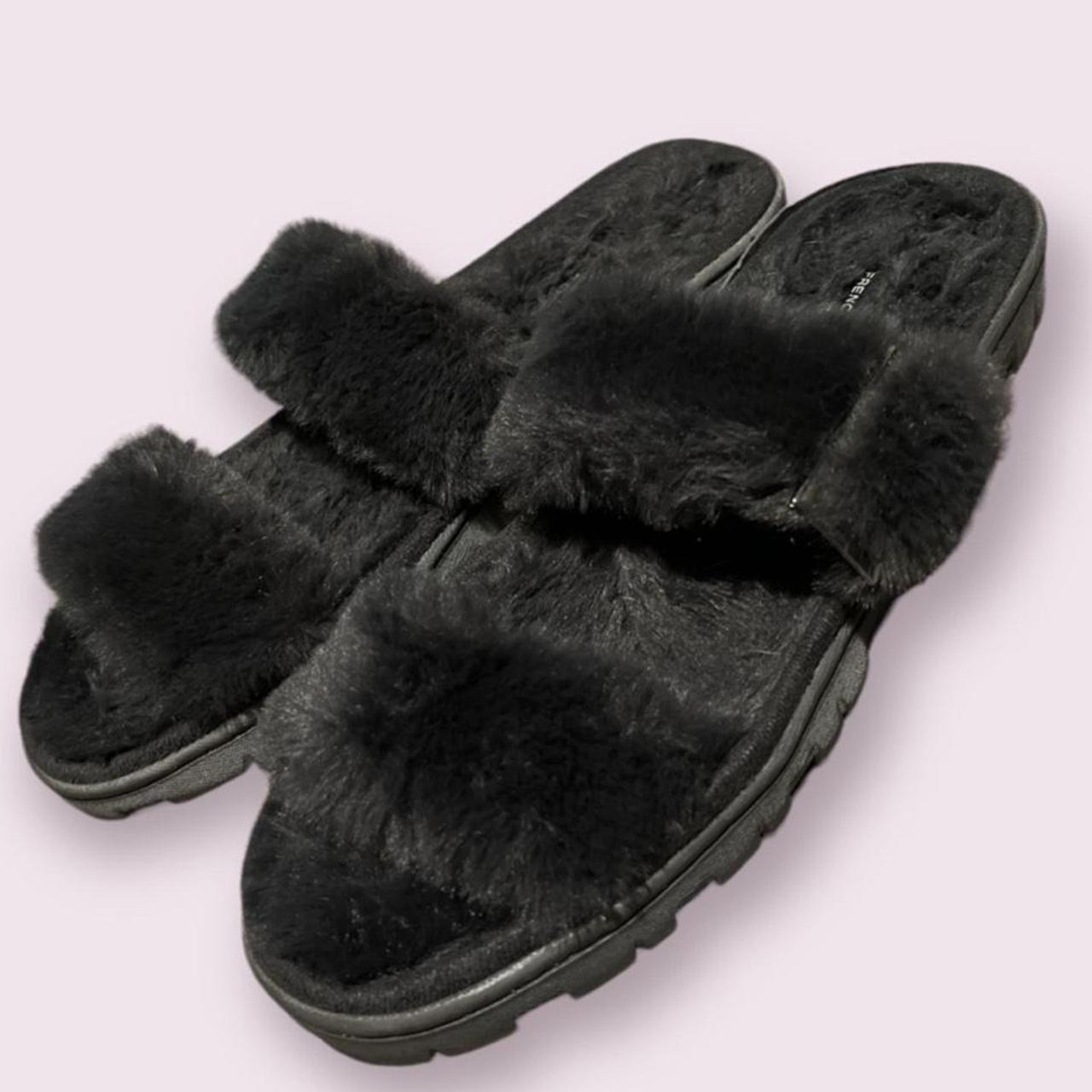 French Connection Women's Grey Slippers | Depop