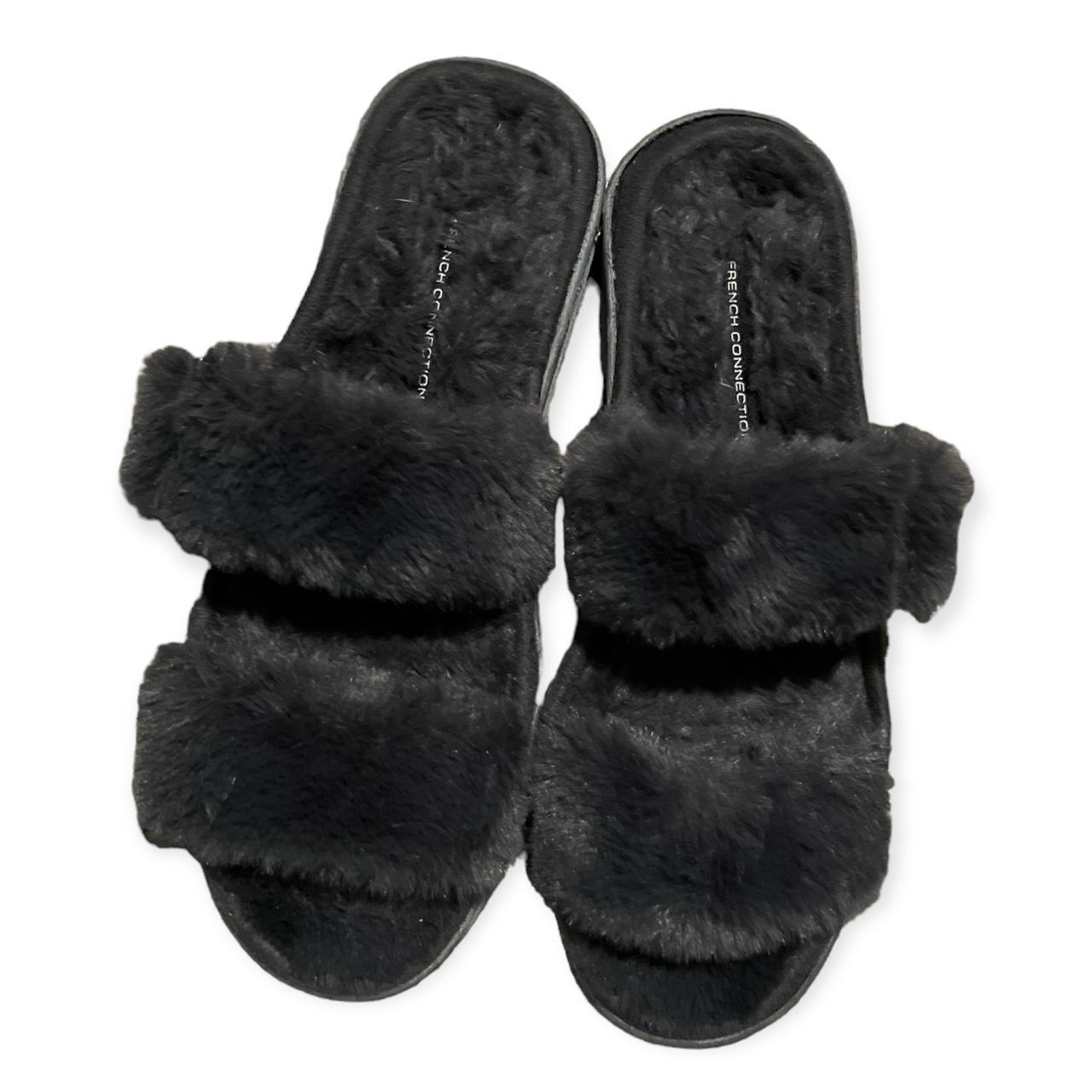 French Connection Women's Grey Slippers | Depop