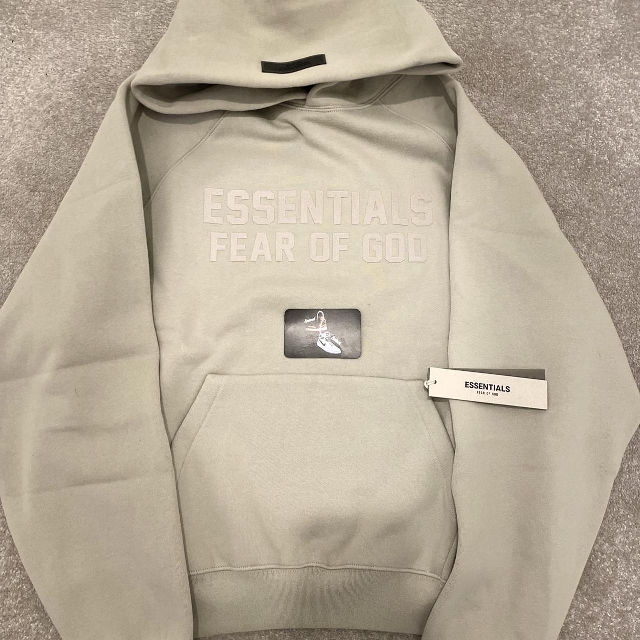 Essentials smoke hoodie available in a small x8... - Depop
